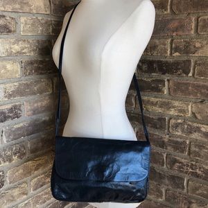 SAS | Bags | Sas Bag Handbag Leather Purse Cross Body Blue | Poshmark